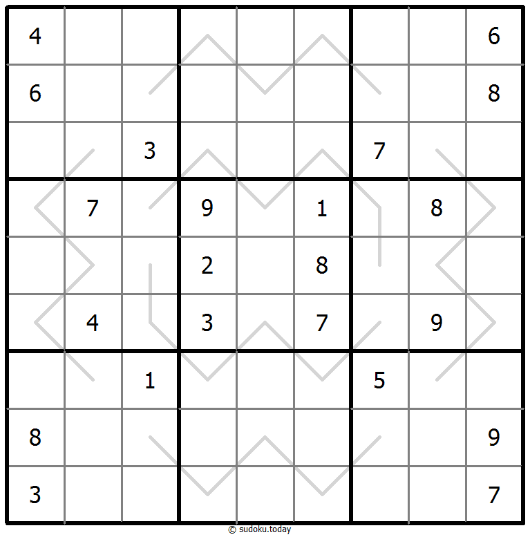 Parity Lines Sudoku - 67671