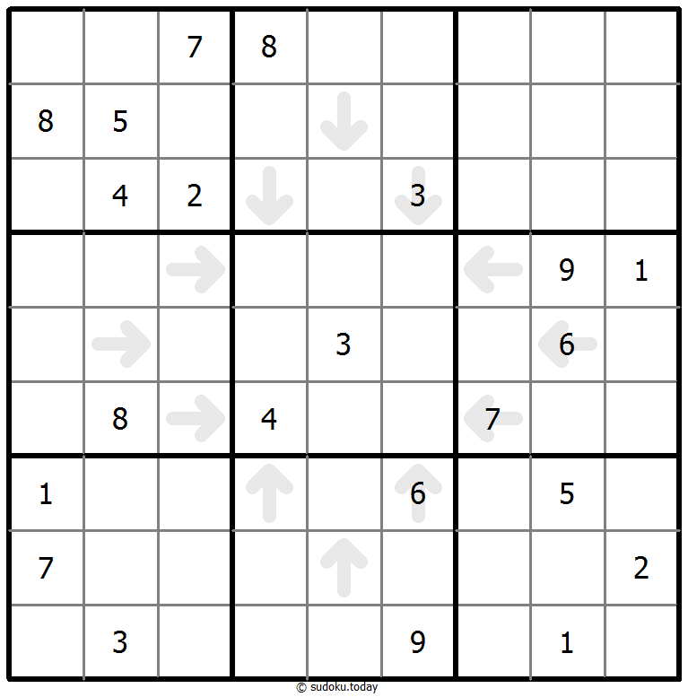 Point To Next Sudoku - 69494