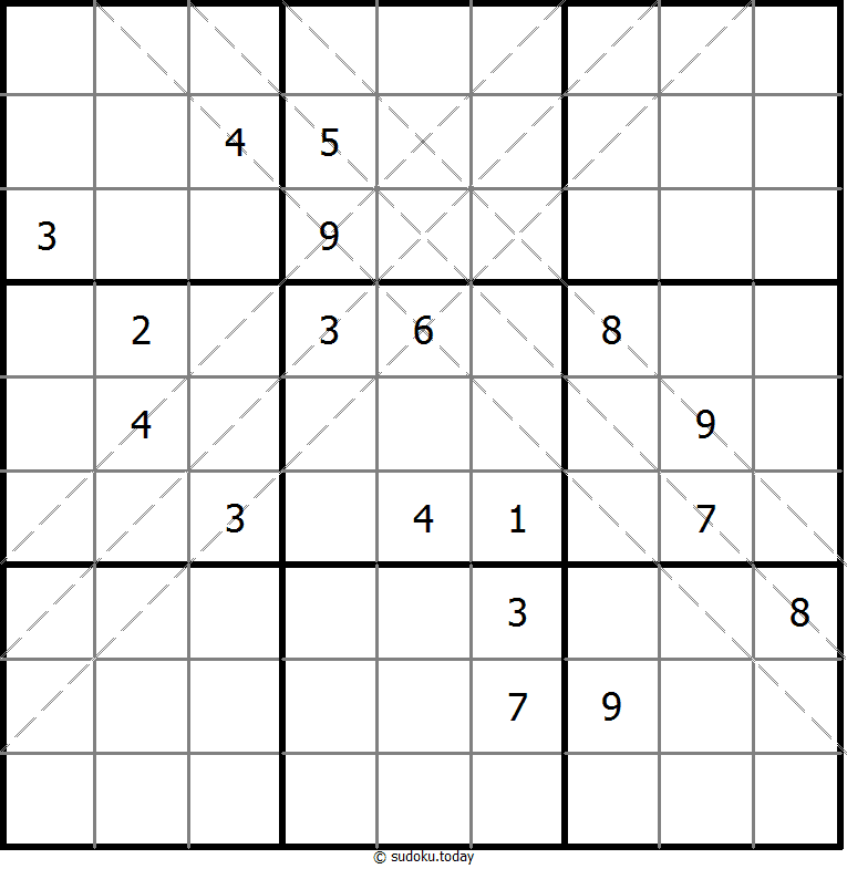 Multi Diagonal Sudoku